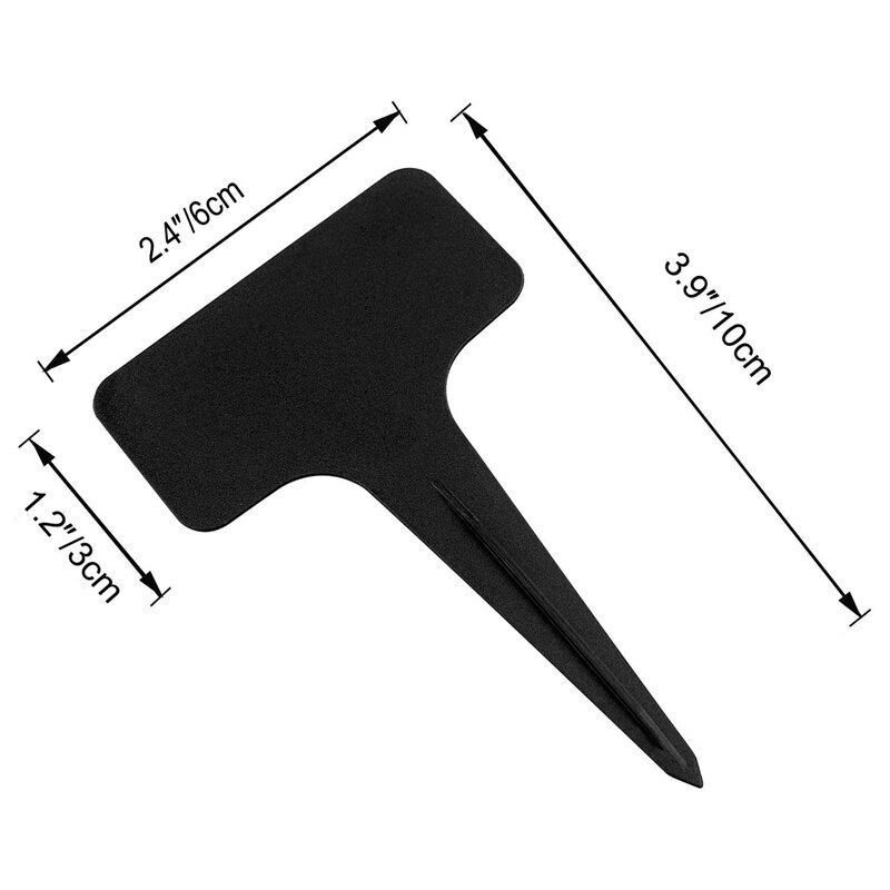 101Pcs/Set Black Plant Labels Water T-Types Plant ... – Vicedeal