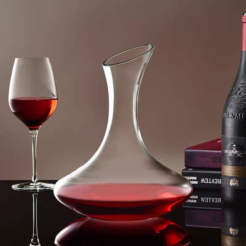 Household Red Wine Trumpet Crystal Glass Decanter ... – Grandado