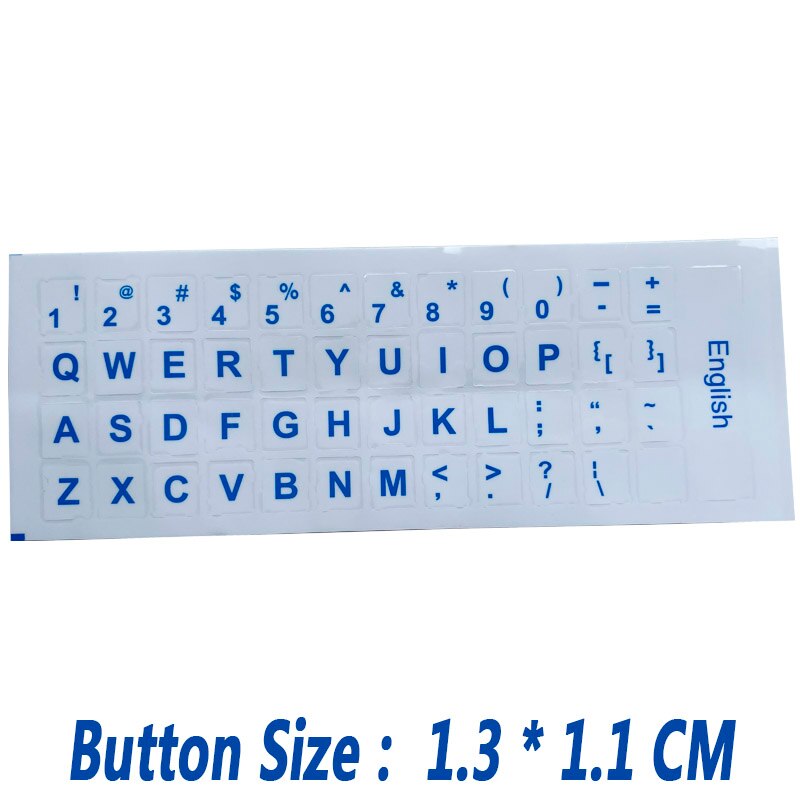 SR English Language 8 Colors Clear Standard Waterp... – Grandado
