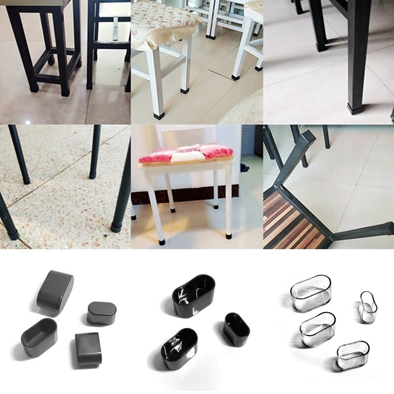 10Pcs Oval Chair Leg Pads Furniture Table Covers C... – Grandado