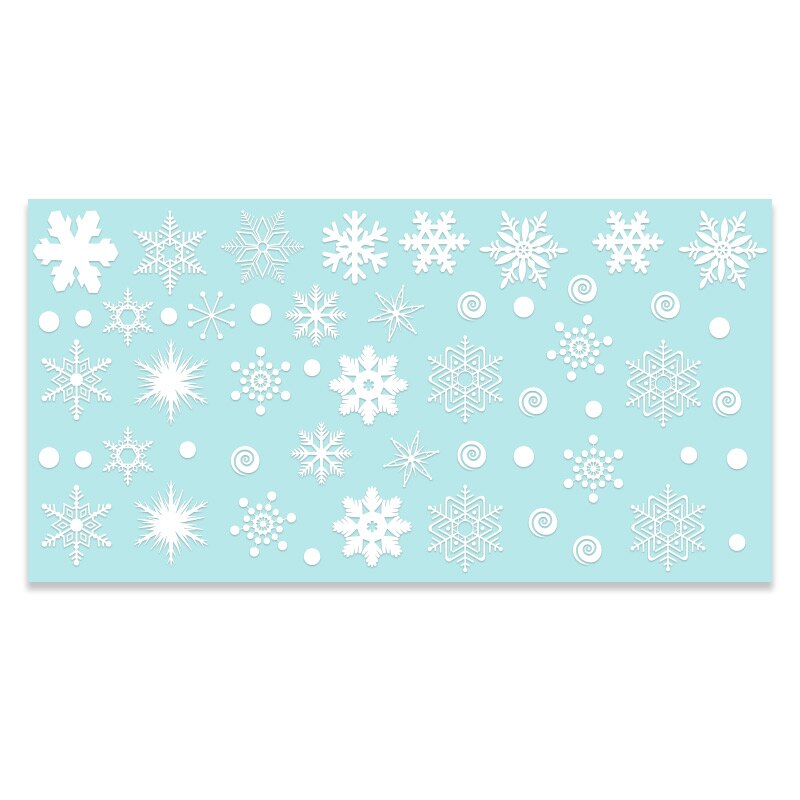 Christmas Snowflake Window Stickers Clings Decorat... – Grandado