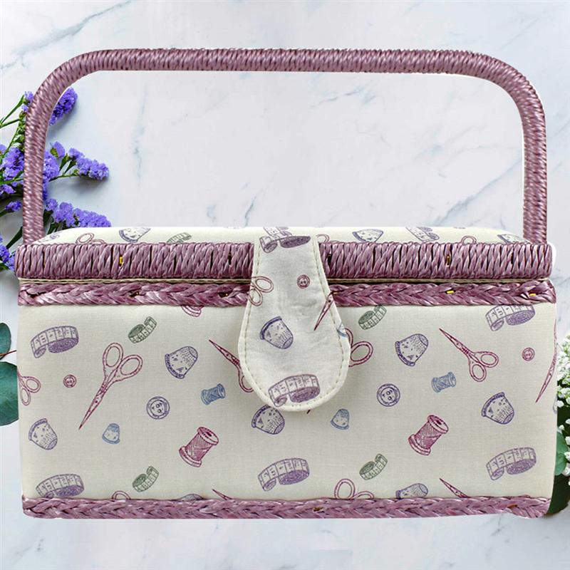 European Style Portable Sewing Box Sewing Needle T... – Vicedeal