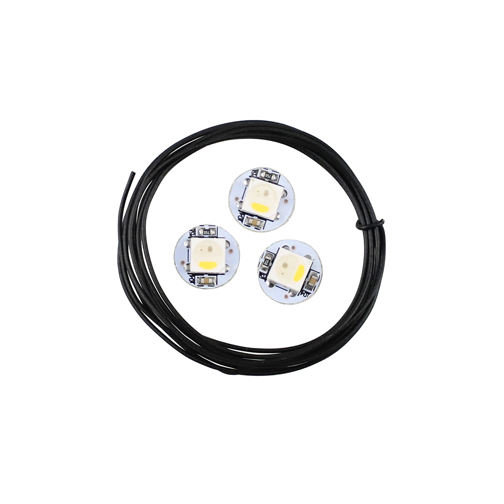 NeoPixel RGBW Mini Button PCB 1M 30AWG PTFE Cables... – Grandado