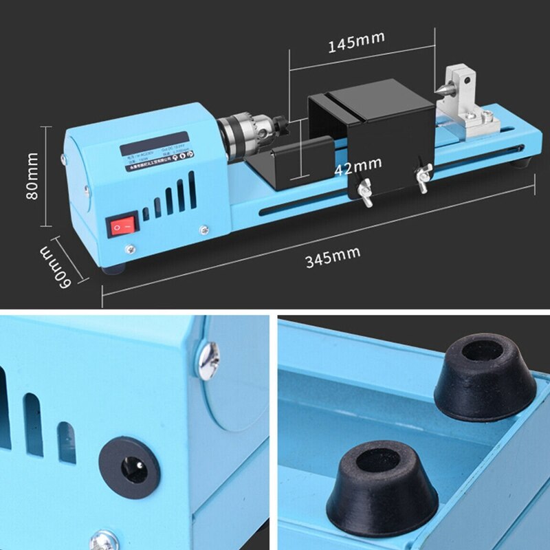 Mini Diy 150W Wood Lathe Bead Cutting Machine Dril... – Vicedeal