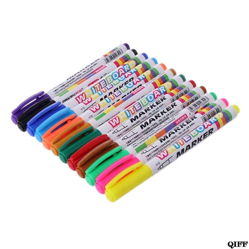 & 12 Colors Whiteboard Marker Non Toxic Dry Era... – Grandado
