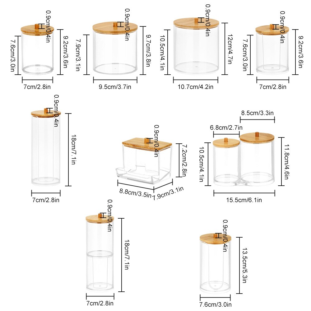 1Pc Acrylic Multifunctional Makeup Cotton Pad Orga... – Grandado