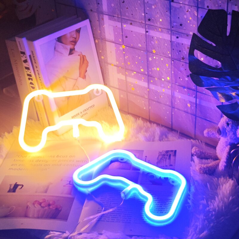 LED Game Neon Sign Game Shape Gamer for Teen Boys ... – Vicedeal
