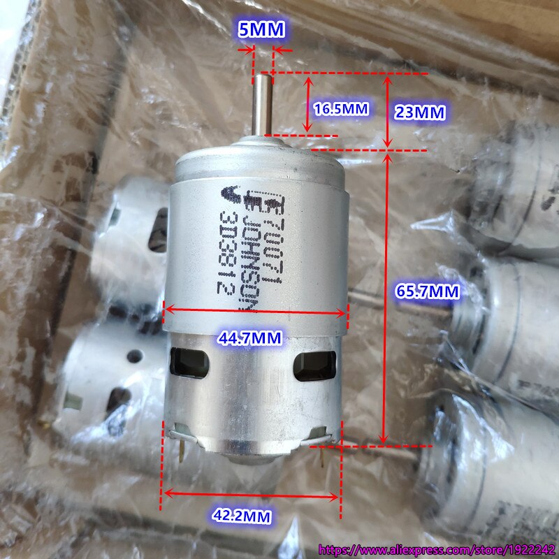 , diameter 42.2mm JOHNSON 775 DC motor 12V ~ 18V 2... – Vicedeal