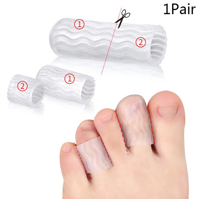 Soft Silicone Tube Finger Toe Protector Separator ... – Vicedeal