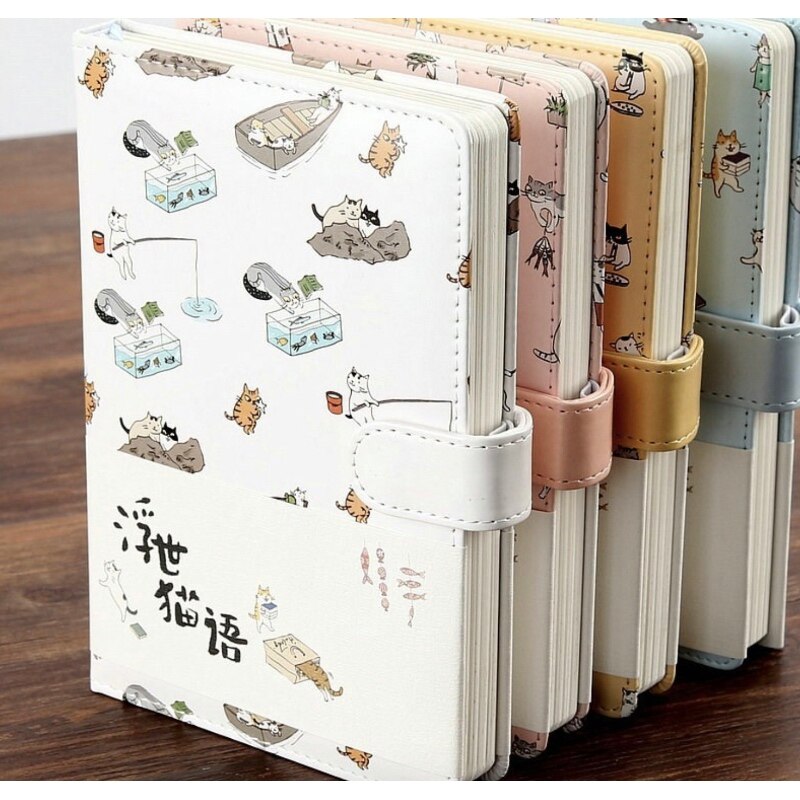 Lovely Soft Cover A5 Notebook Cartoon Grid Journal... – Vicedeal