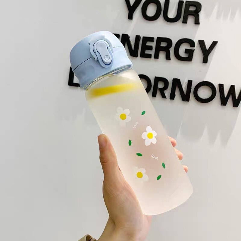 Glass Water Bottle 360/480ml Transparent Froasted ... – Grandado