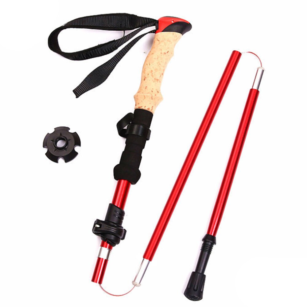 3 Sections Foldable Trekking Poles Aluminium Alloy... – Grandado