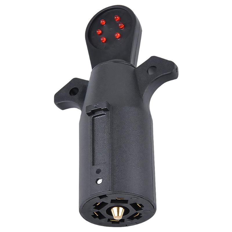 12V 7-Way Blade Trailer Wiring Tester 7-Pin Round ... – Grandado