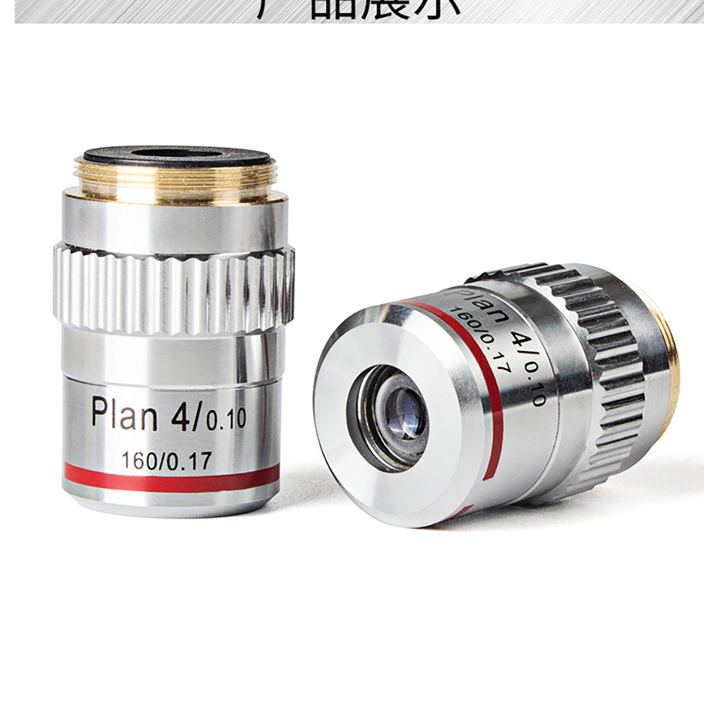 Microscope Plan Achromatic Objective Lens 4x 10x 2 Grandado