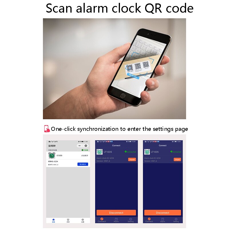 LED Holz Wecker Voice Control Digitale Holz Deskto... – Vicedeal