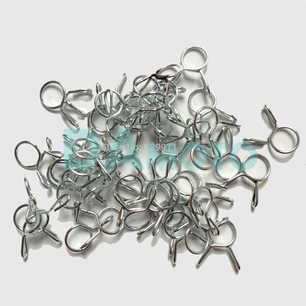 Motorcycle Fuel Line Hose Tubing Spring Clips Clam... – Vicedeal