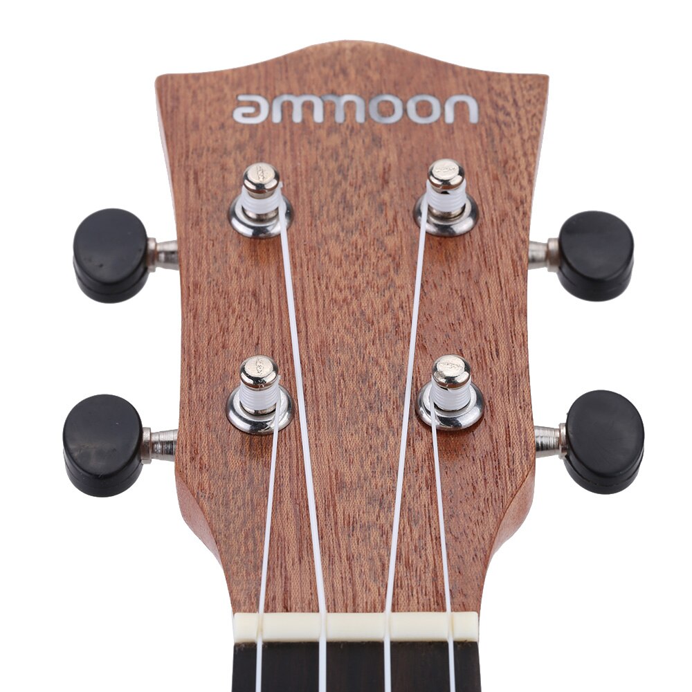 ammoon 24" Sapele Ukulele 4 Strings Rosewood Fretb... – Grandado