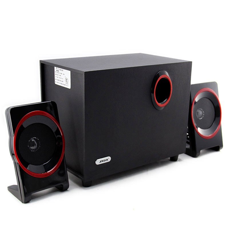 Black USB 5V Plastic Wooden Desktop Subwoofer Loud... – Grandado