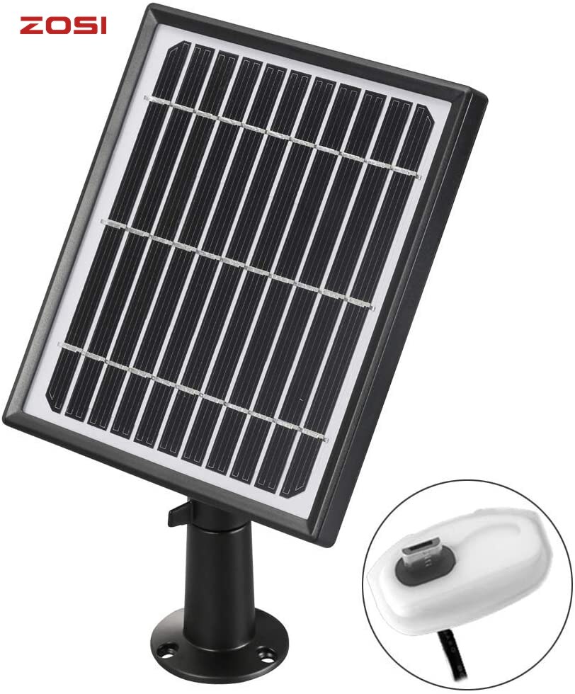 ZOSI Waterproof Solar Panel 5.7V 4 Meter DC Connec... – Grandado