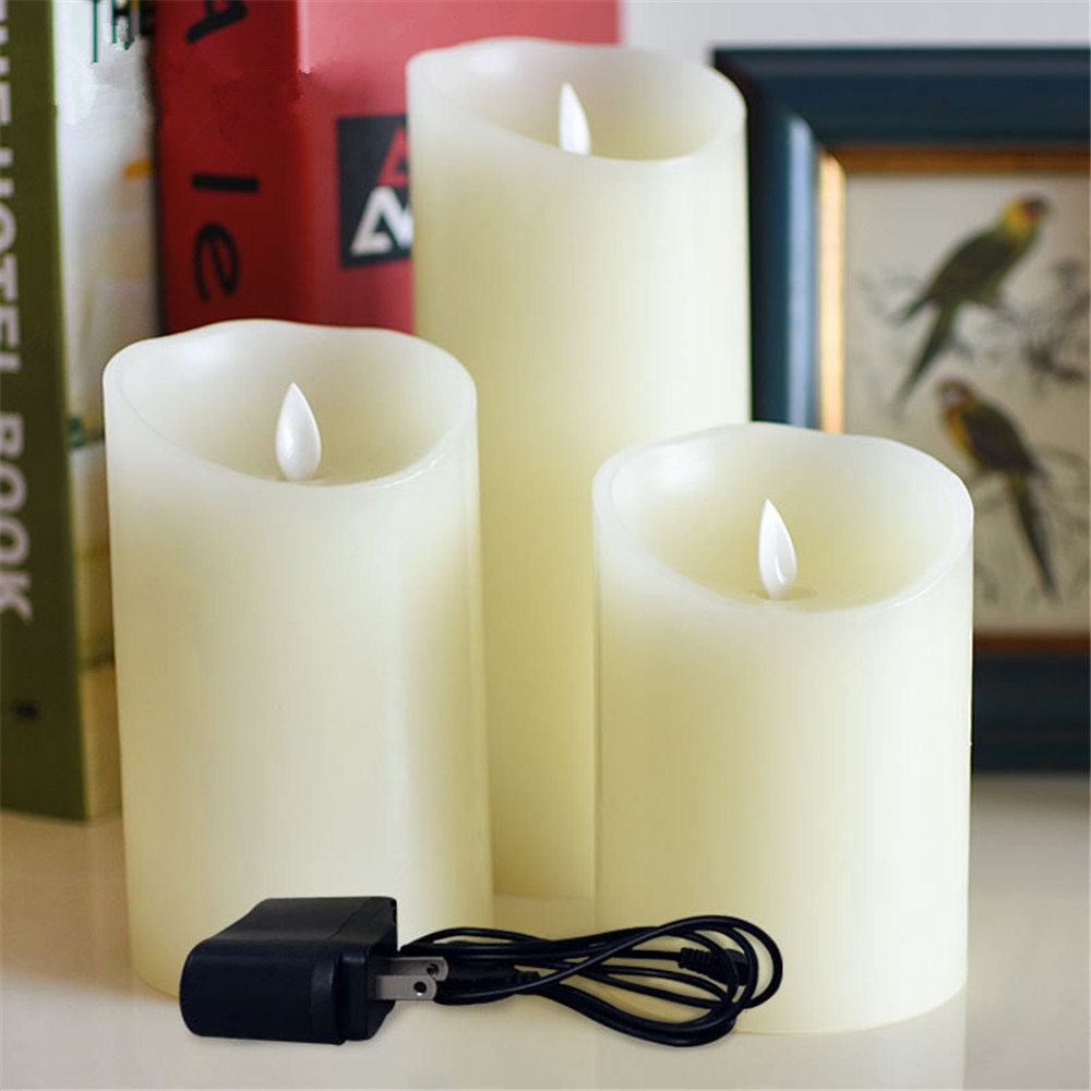 Charge LED swing electronics candle for Romantic w... – Vicedeal