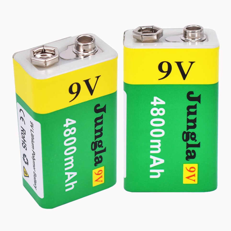 Hoge Capaciteit Usb Batterij 9V 4800Mah Li-Ion Opl... – Vicedeal