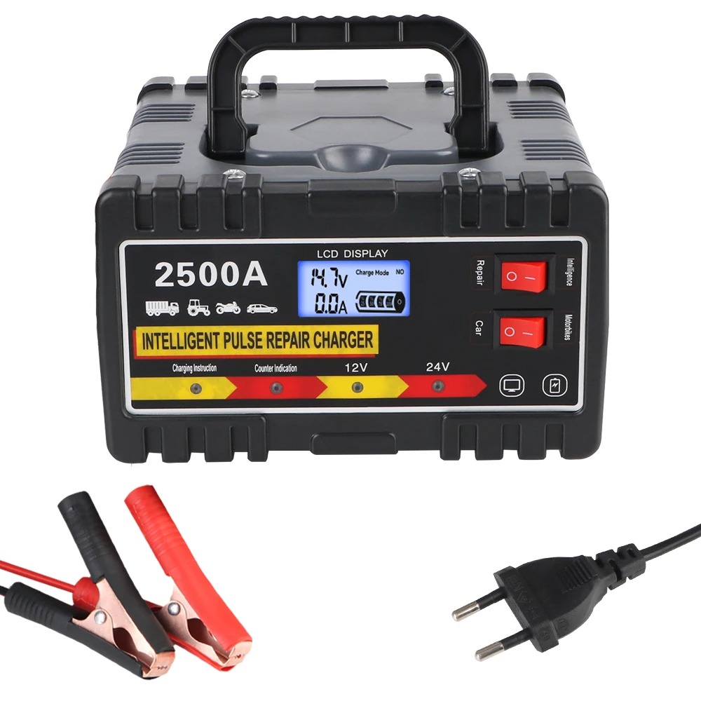 Universele 12V/24V auto-acculader, intelligente re... – Grandado