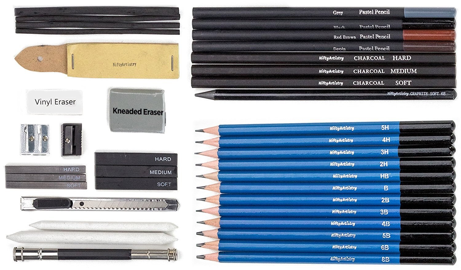 33/40/48 IN 1 Professionele Hout Schets Houtskool ... – Grandado 33/40/48 IN 1 Professionele Hout Schets Houtskool ... – Grandado