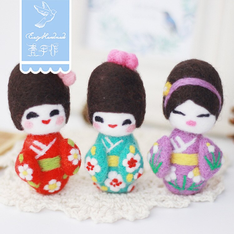 Easyhandmade Japanese Kimono Wool Felt Poked Felt ... – Vicedeal