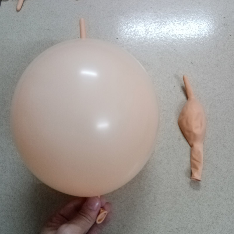 Skin color latex balloons, long shape ballon tail ... – Vicedeal