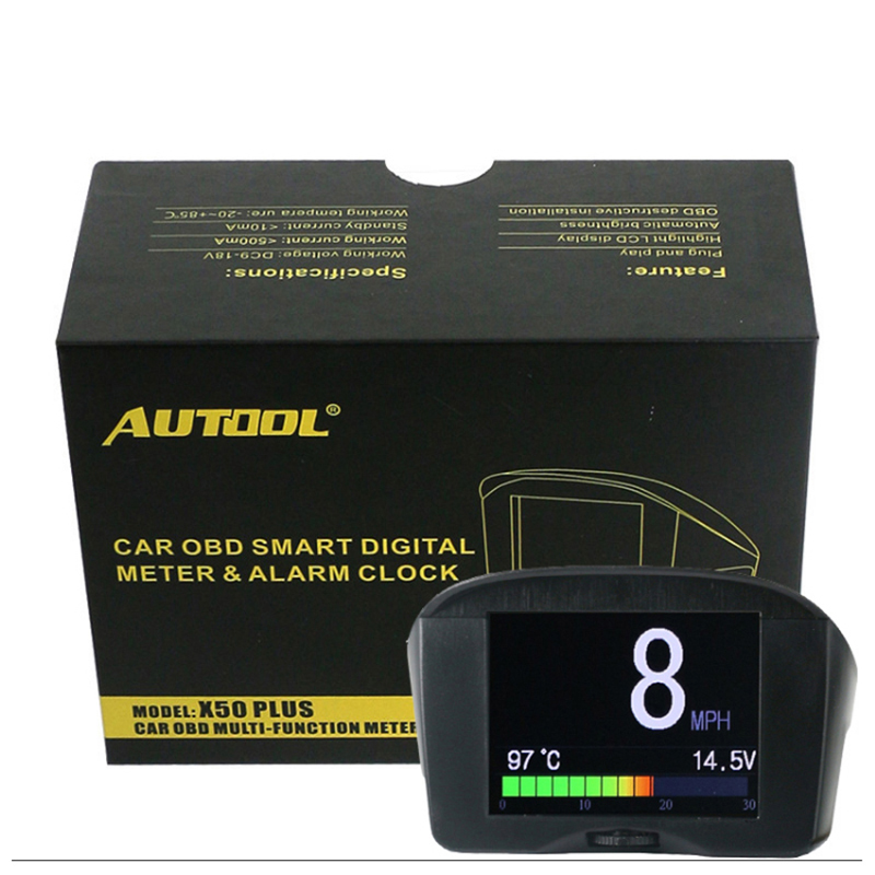 AUTOOL X50+ Water Temperature Gauge Digital Voltag... – Grandado