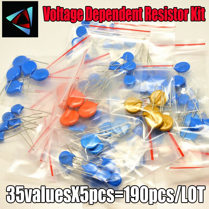 190 Stks/partij 35valuesX5pcs = 190 Stuks Voltage ... – Vicedeal