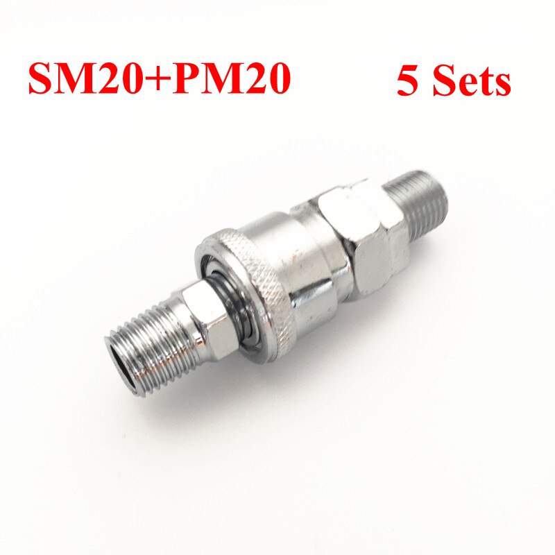 5 Sets Pneumatic fitting C type SM20+PM20 connecto... – Grandado