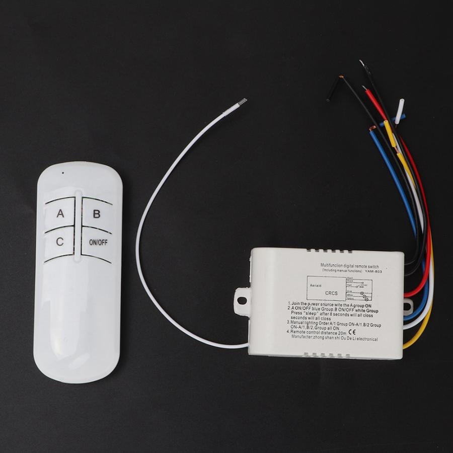 YAM-803 3 Möglichkeiten AUF/OFF 220 V Digital Wire... – Vicedeal