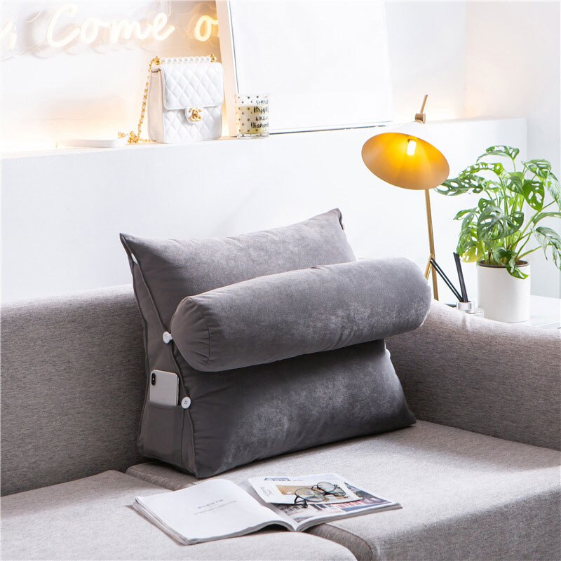 Triangle Body Pillow for Reading & Bed Rest So... – Grandado