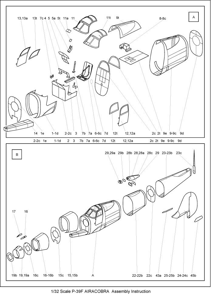 1:32 P-39 Q-25 Airacobra Fighter Plane Airplane Pa... – Grandado