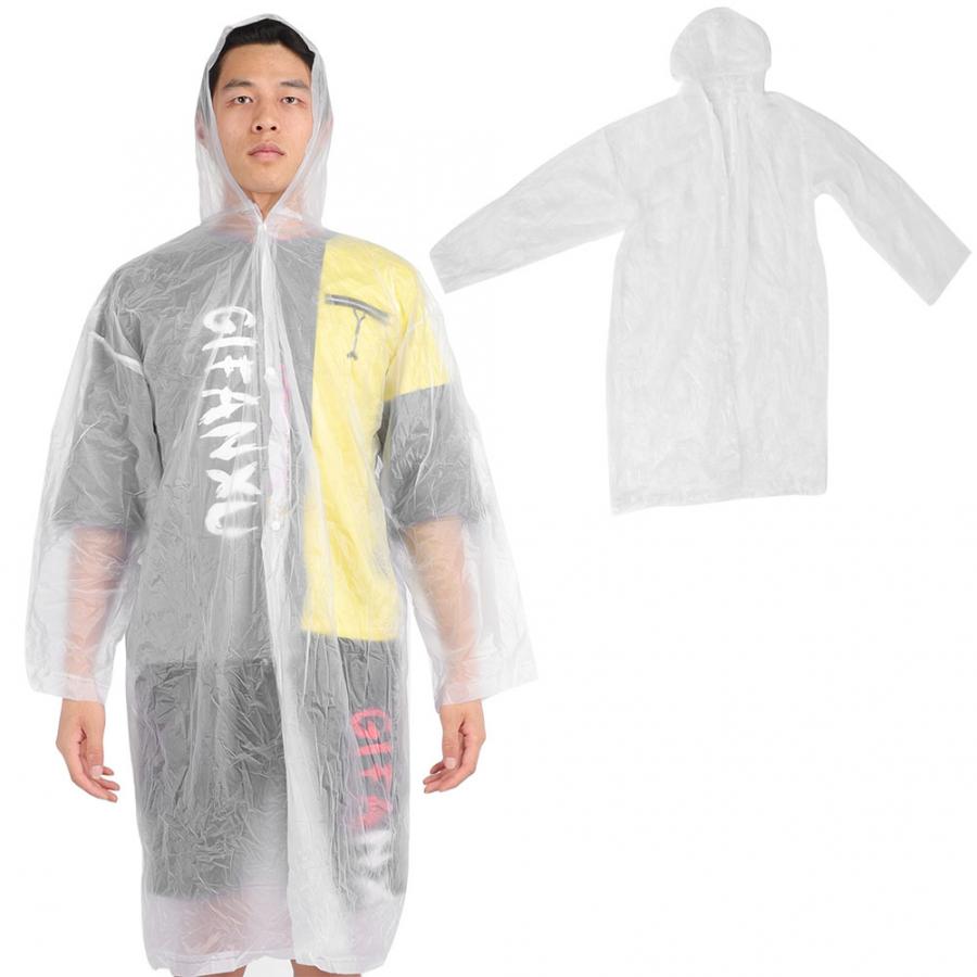 PVC Cycling Folding Washable Transparent Raincoat ... – Vicedeal