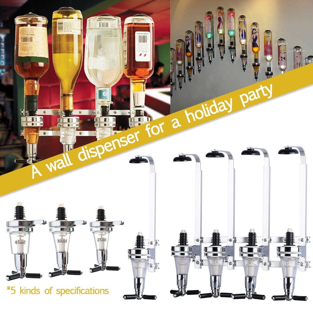 Wandmontage 6 Station Liquor Dispenser Bar Butler ... – Grandado