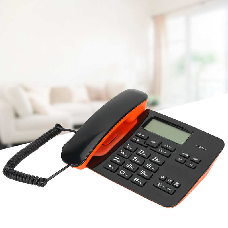 telefon C256 Landline Home Office Wired Telephone ... – Grandado