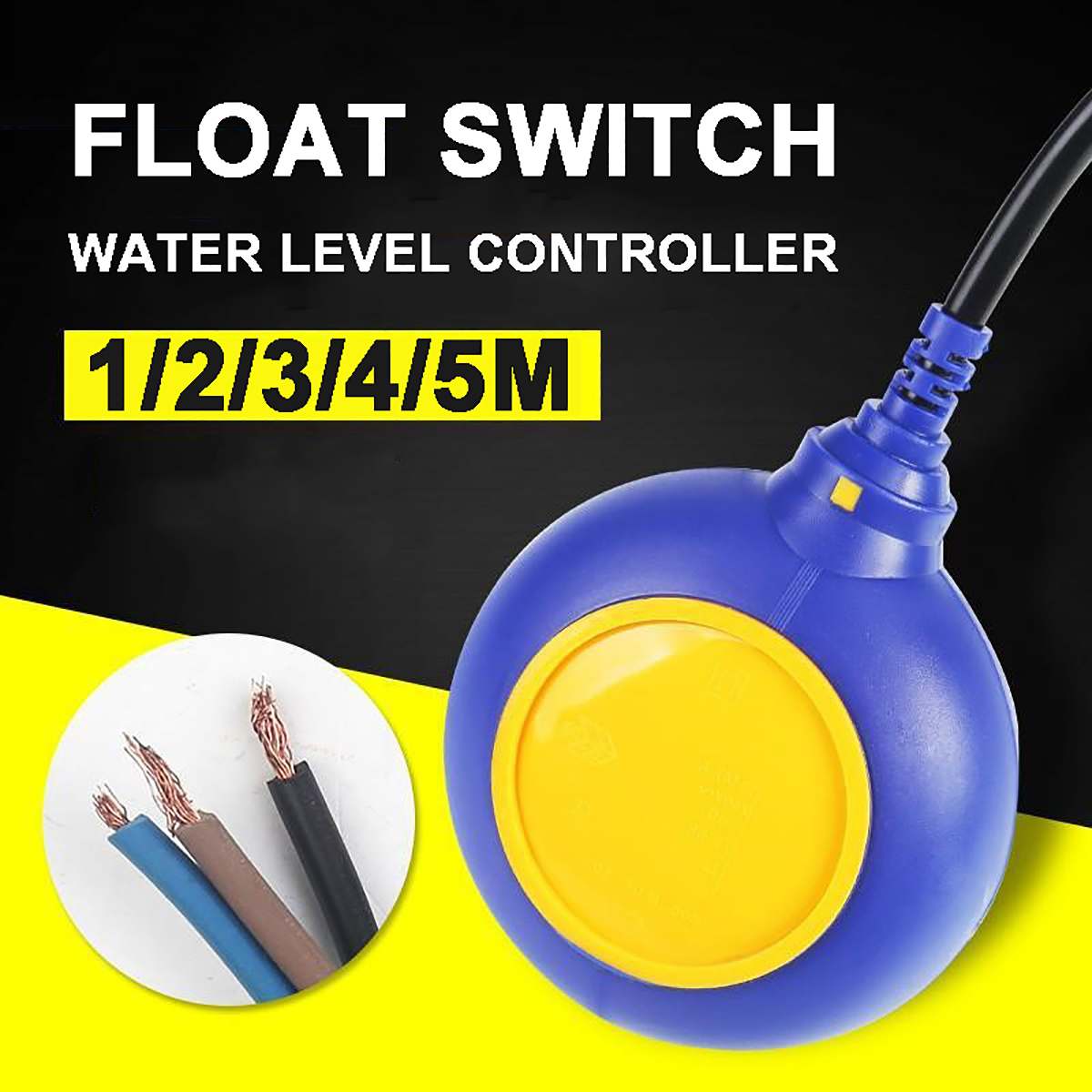220V 380V 18A 1M 2M 3M 4M 5M Float Switch Water Co... – Vicedeal