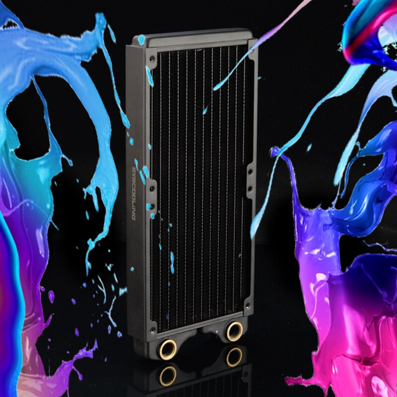 Syscooling PT 240 copper heat radiator black color... – Vicedeal