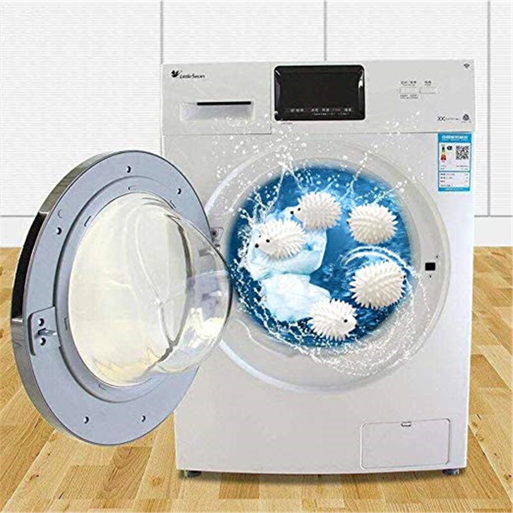 Ball dryer hedgehog 3 pcs. Reusable safe non-toxic... – Grandado