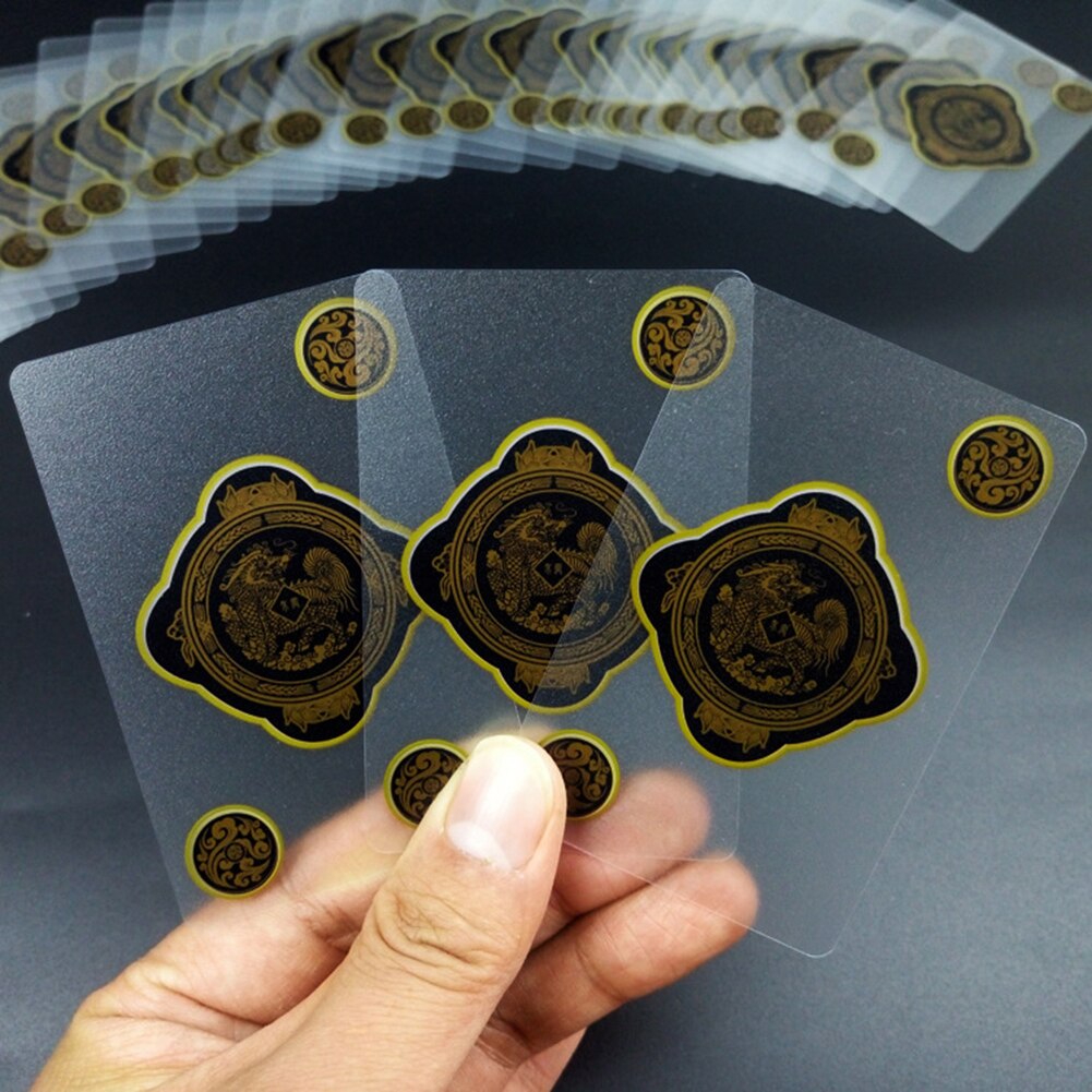 1 Set Portable PVC Waterproof Poker Playing Cards ... – Grandado