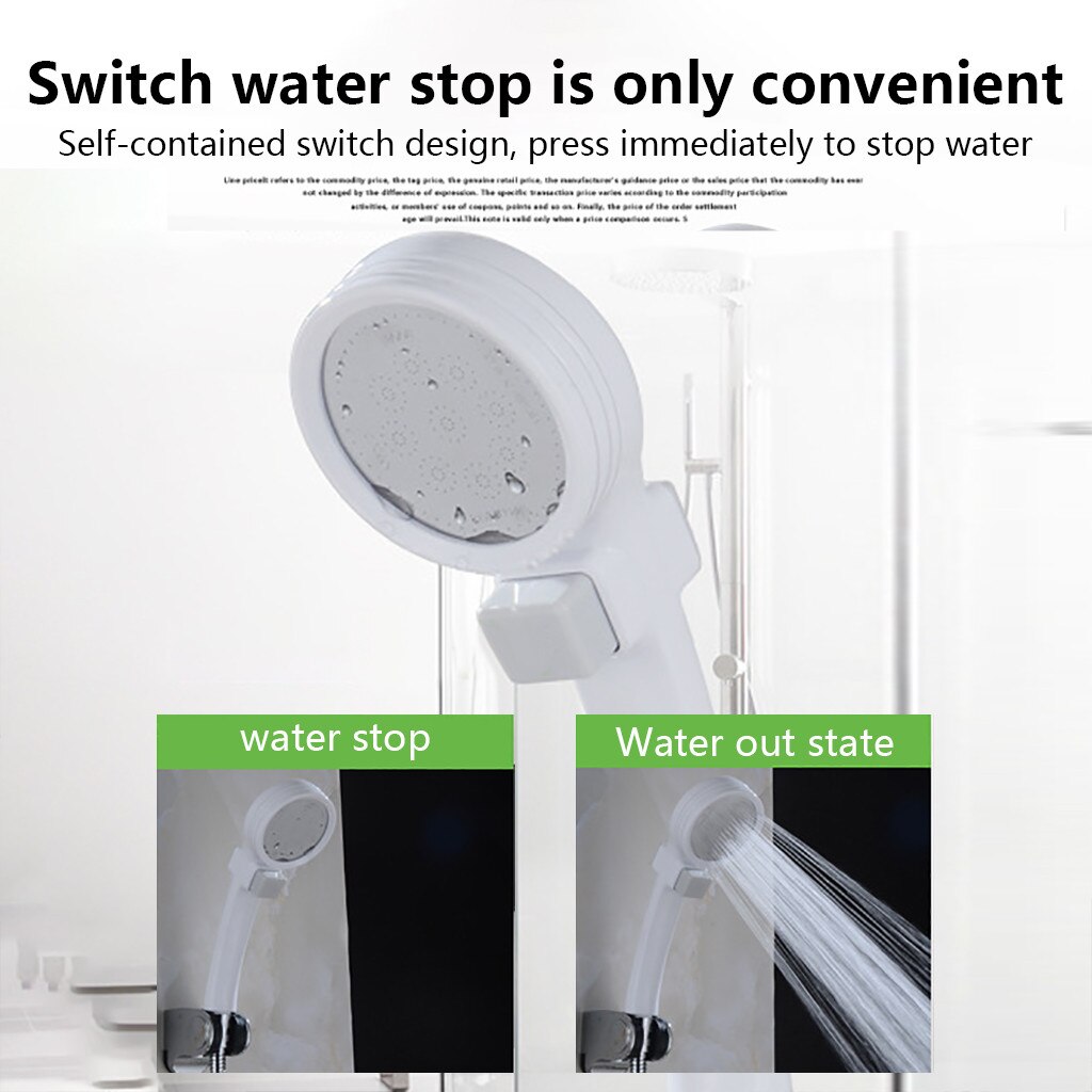 Shower Head Supercharged Mode Water Pressure Stop ... – Grandado