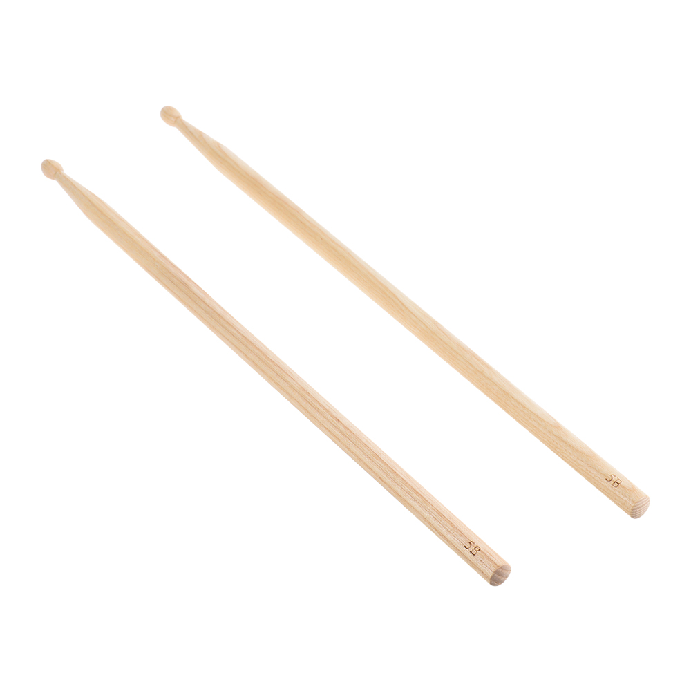 Pair of 5B Drumsticks Sticks Wave-shape Wood Tip P... – Grandado