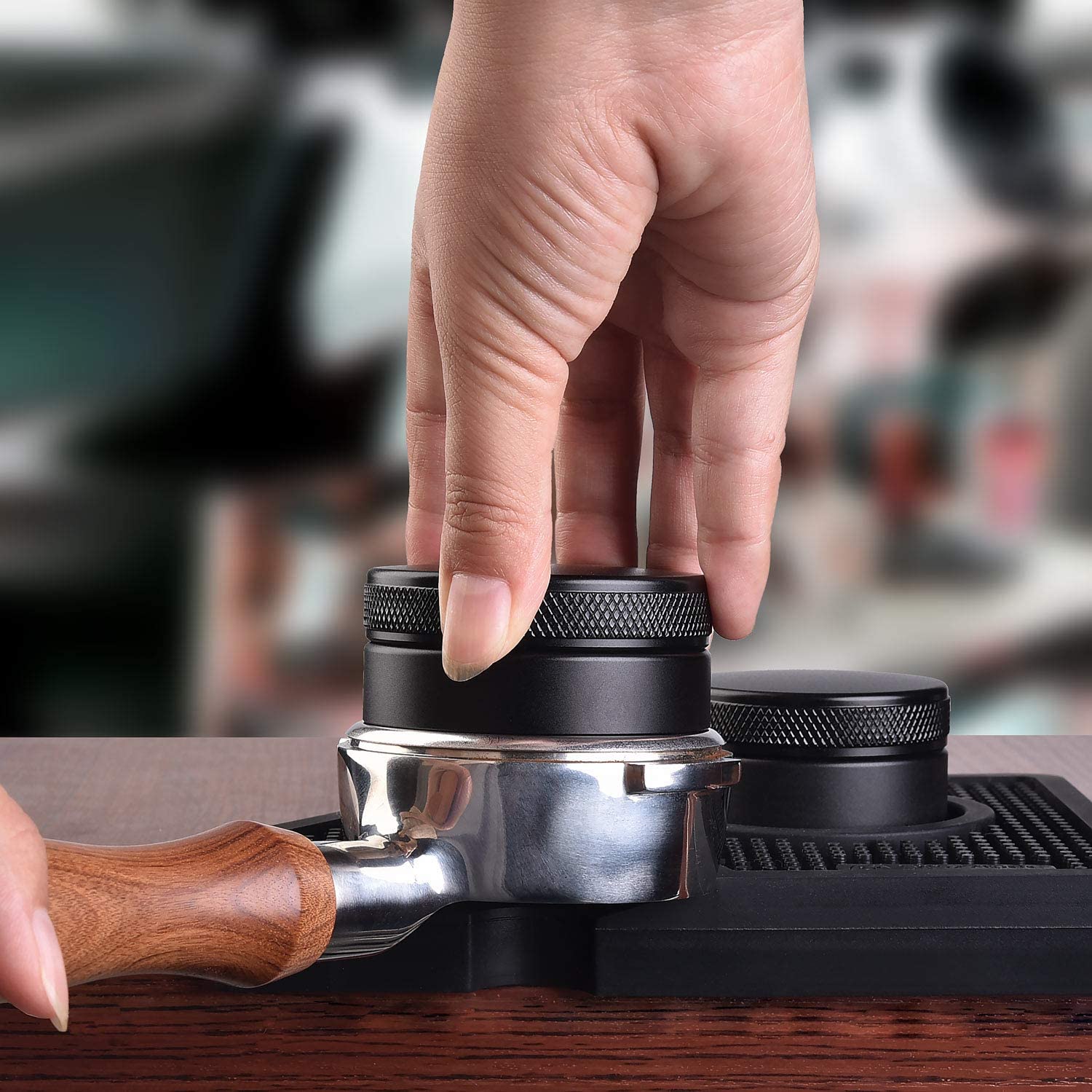 51/58mm Adjustable Coffee Distributor Tamper,Coffe... – Grandado