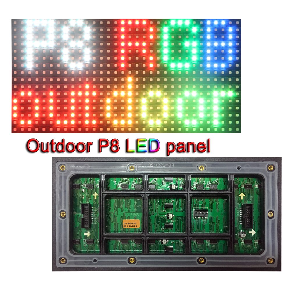 Outdoor Full Color P8 LED Display Module,RGB LED P... – Grandado