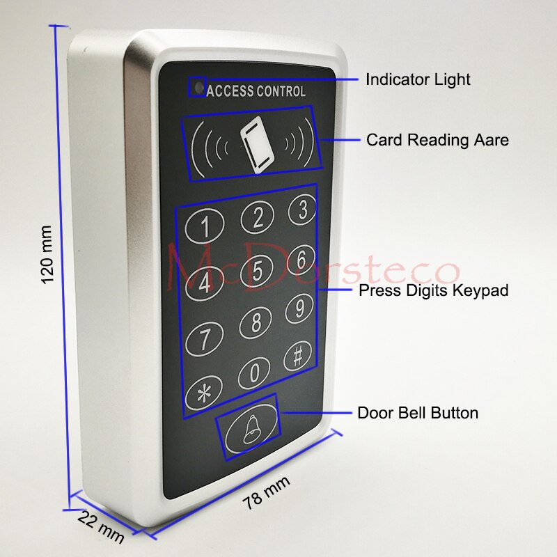 Standalone Access Controller with 10pcs EM keychai... – Grandado