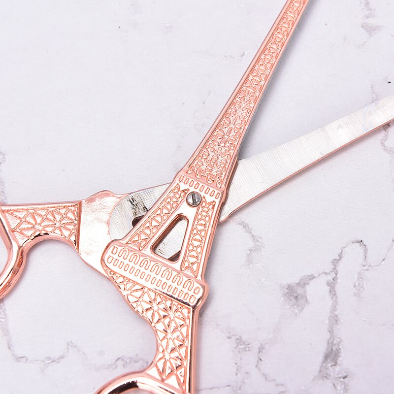1pcs household scissors gold-plated Eiffel tower f... – Grandado