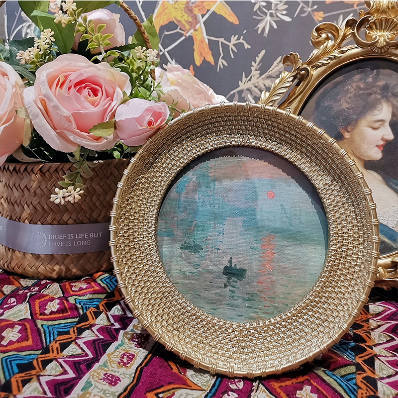 Round Europe Picture Frames Single-frame Modern Cl... – Grandado