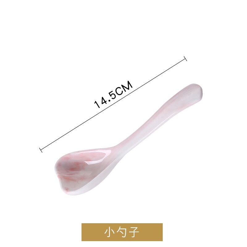 Marble Heart Shape Dinner Plate Bowl Spoon Set Foo... – Vicedeal